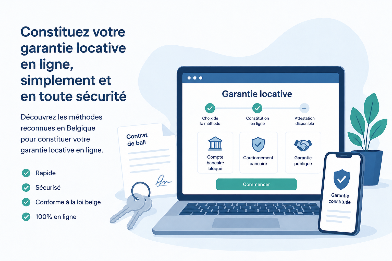 Garantie locative en Belgique - Garantie Locative